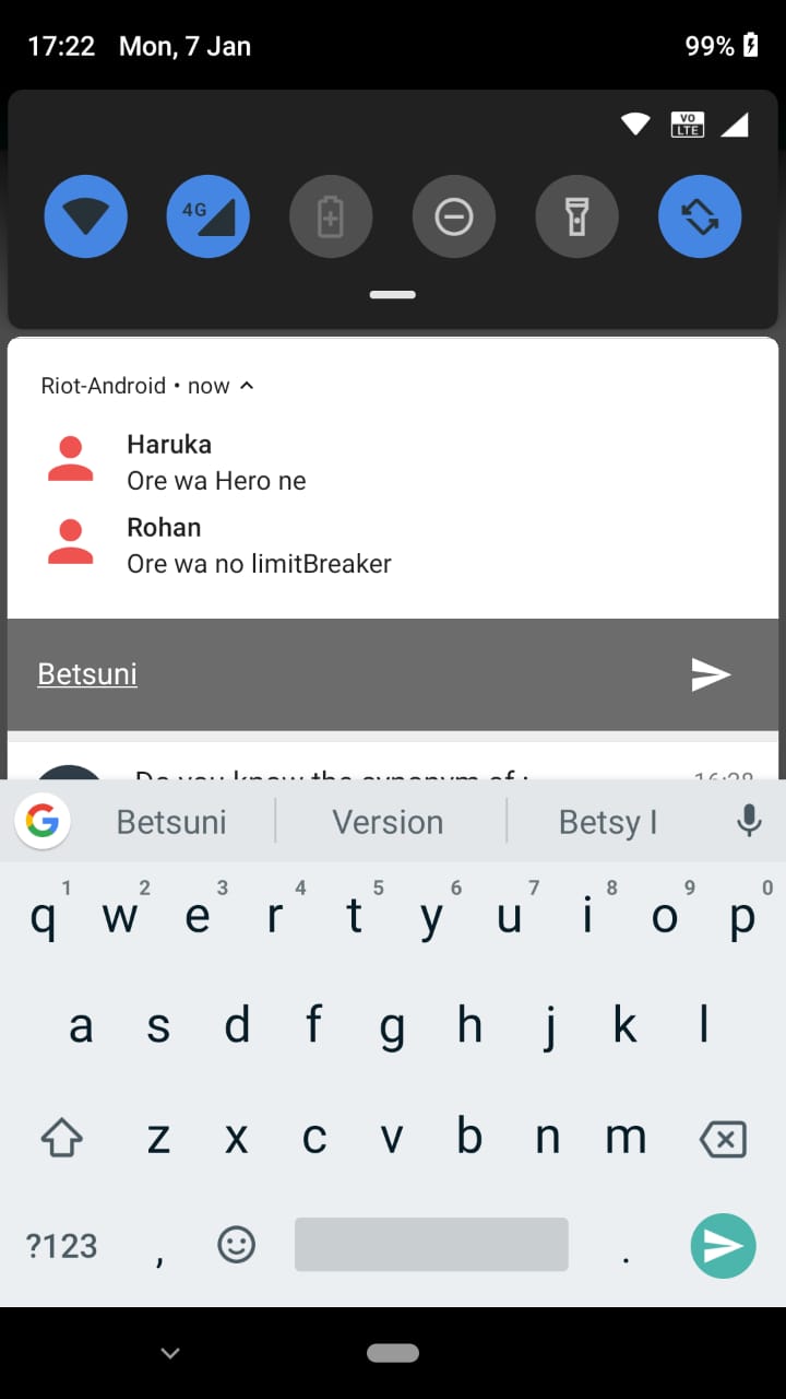 Consider Using Notificationmessagingstyle Instead Of Inboxstyle · Issue 2823 · Element Hqriot