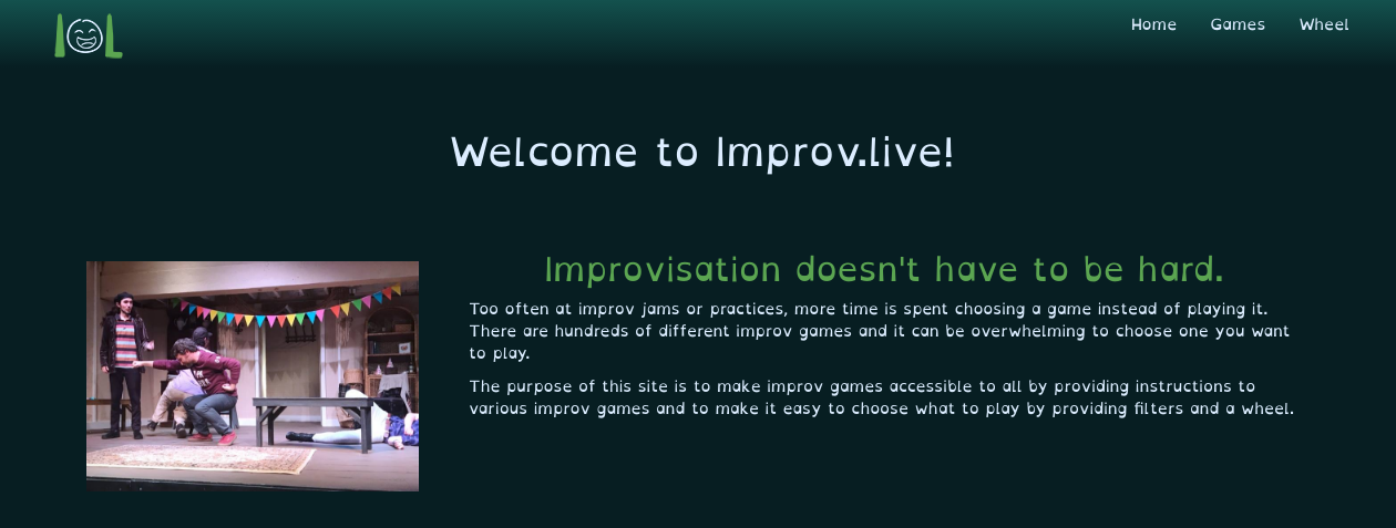 GitHub - KRLoyd/improv_live: A web application for improvisational games.