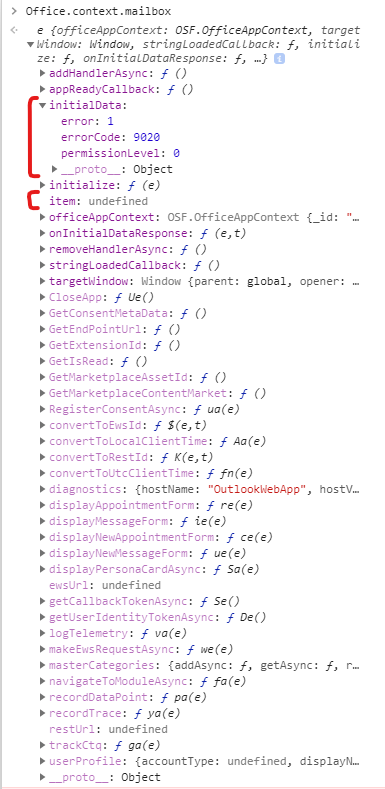 Office.context.mailbox.item is undefined in Outlook Online · Issue #1168 · OfficeDev/office-js ...