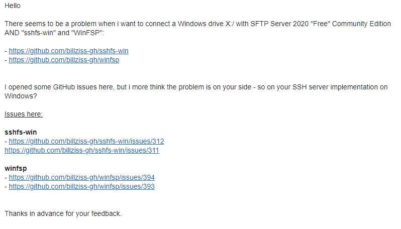 How can i use a different port than 22? · Issue #311 · winfsp/sshfs-win · GitHub