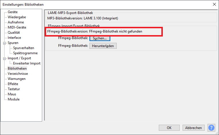 ffmpeg dll "avformat-55.dll" integration does not work · Issue #3080 · audacity/audacity · GitHub