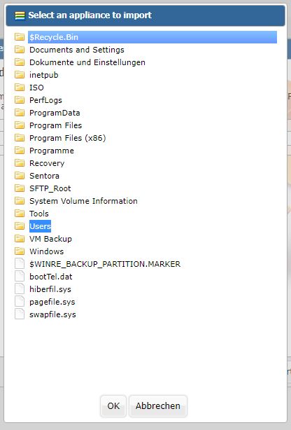 phpvirtualbox shows only content of C:\ in its file dialogs - instead of showing all drives ...