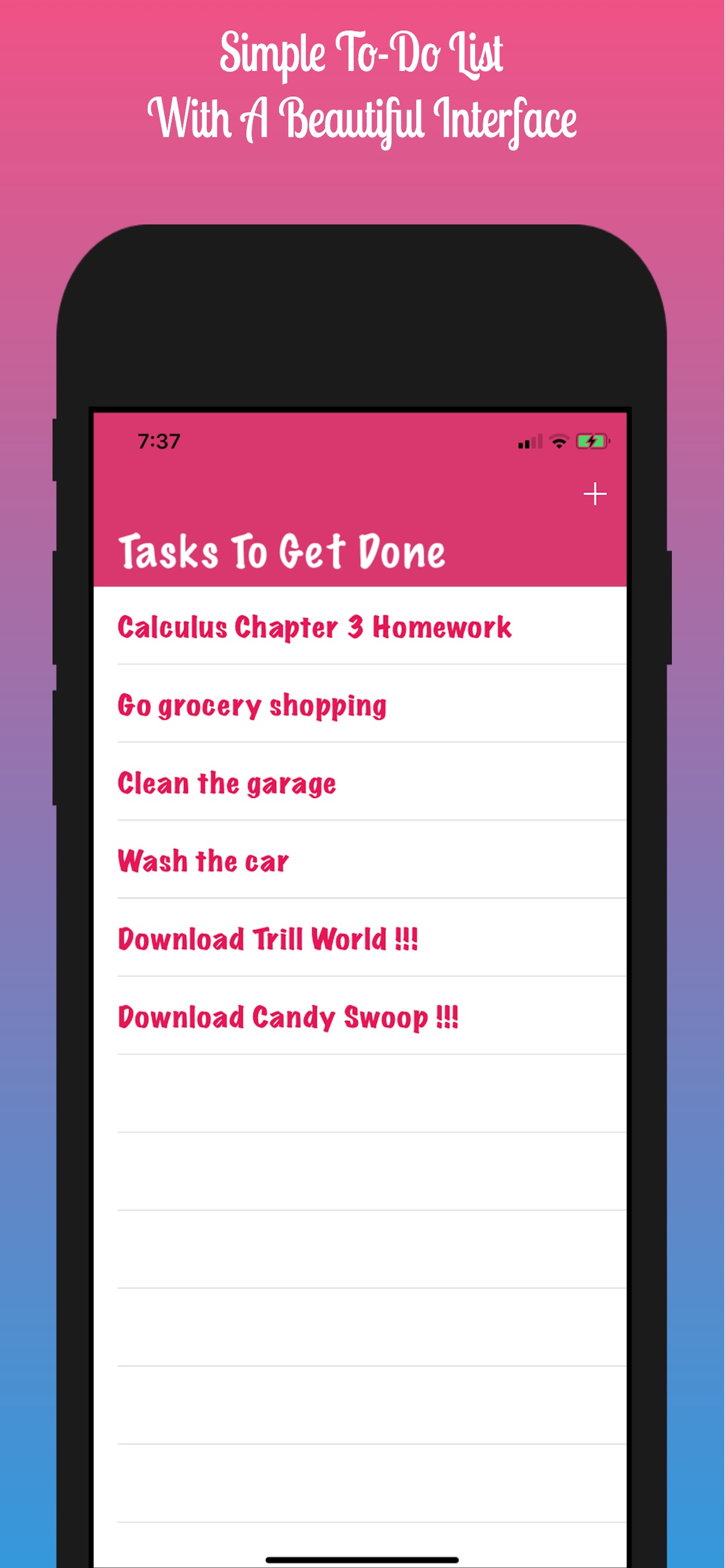 GitHub - isaac5587/Easy-Swipe-Task: I built a simple checklist app to ...