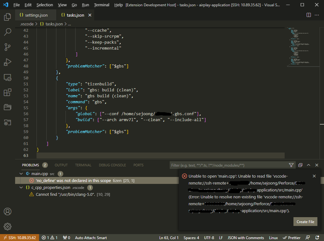 In Problem Matcher, the predefined variable ${cwd} doesn't work. · Issue #131610 · microsoft ...