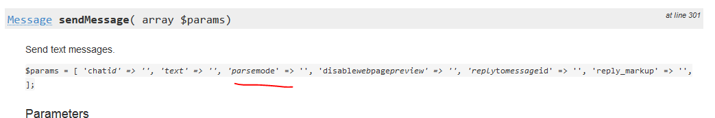 Wrong doc · Issue #779 · irazasyed/telegram-bot-sdk · GitHub