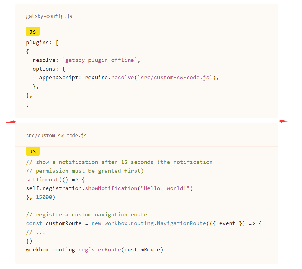 add margin to code blocks in plugin document page · Issue #17954 · gatsbyjs/gatsby · GitHub