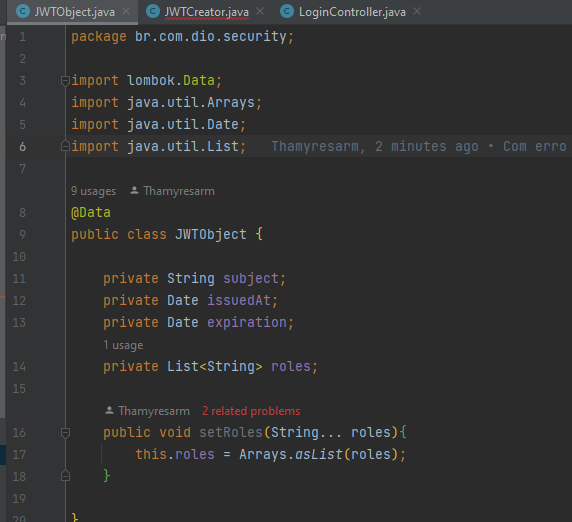 GitHub - Thamyresarm/curso-dio-spring-security-jwt: Repositório criado ...