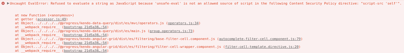Remove usage of `eval` to allow safer Content Security Policy (CSP) · Issue #1005 · telerik ...
