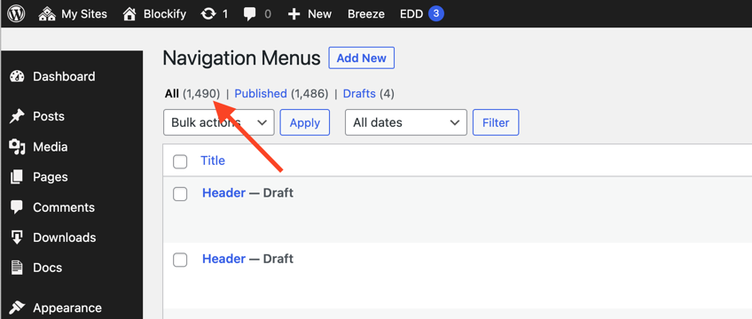 Navigation block stuck on loading and importing classic menus · Issue #45791 · WordPress ...