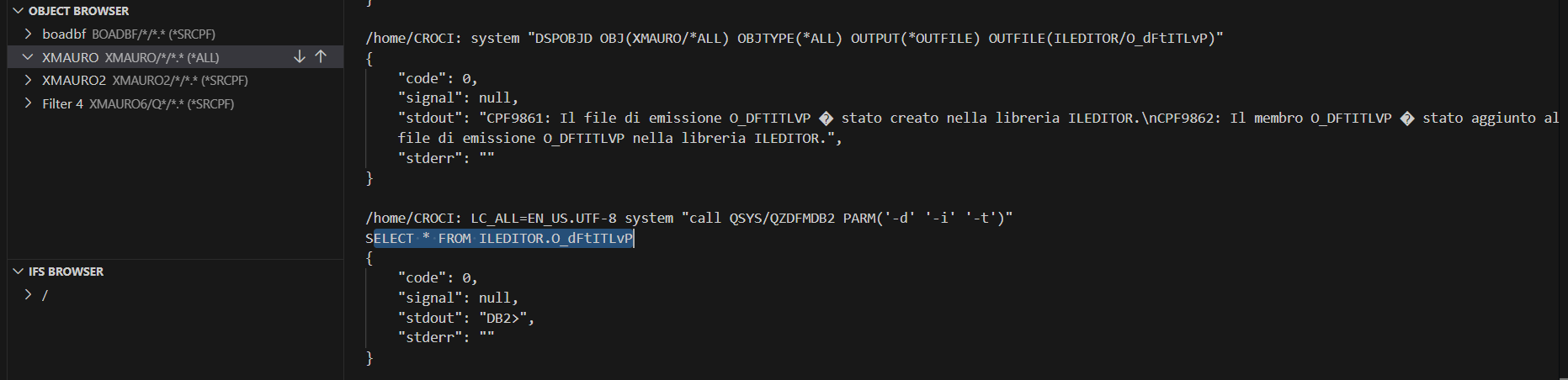 Cannot Manage Ibm I Objects · Issue 1601 · Codefori Vscode Ibmi · Github