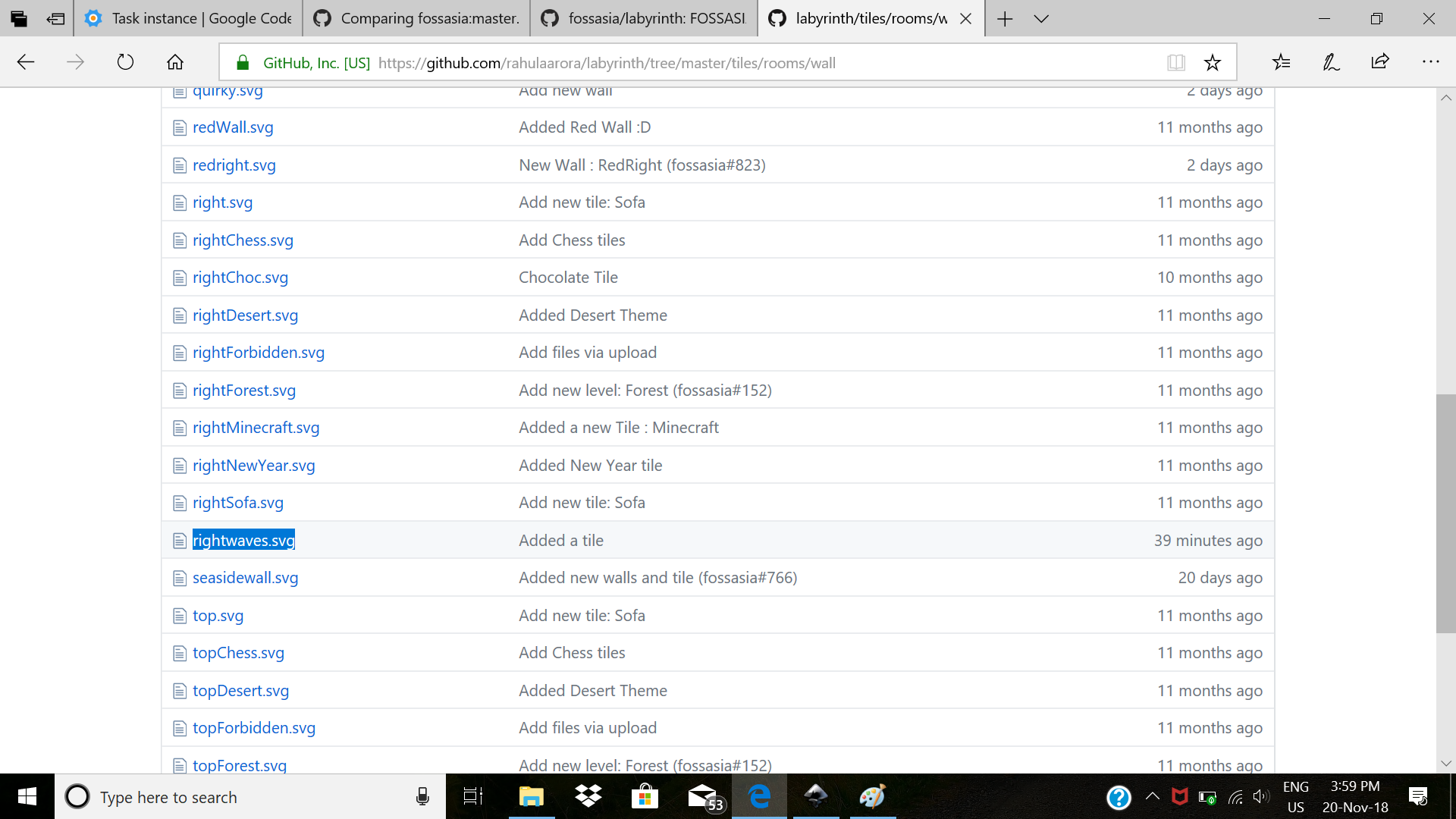 New Wall : rightWaves by rahulaarora · Pull Request #849 · fossasia/labyrinth · GitHub