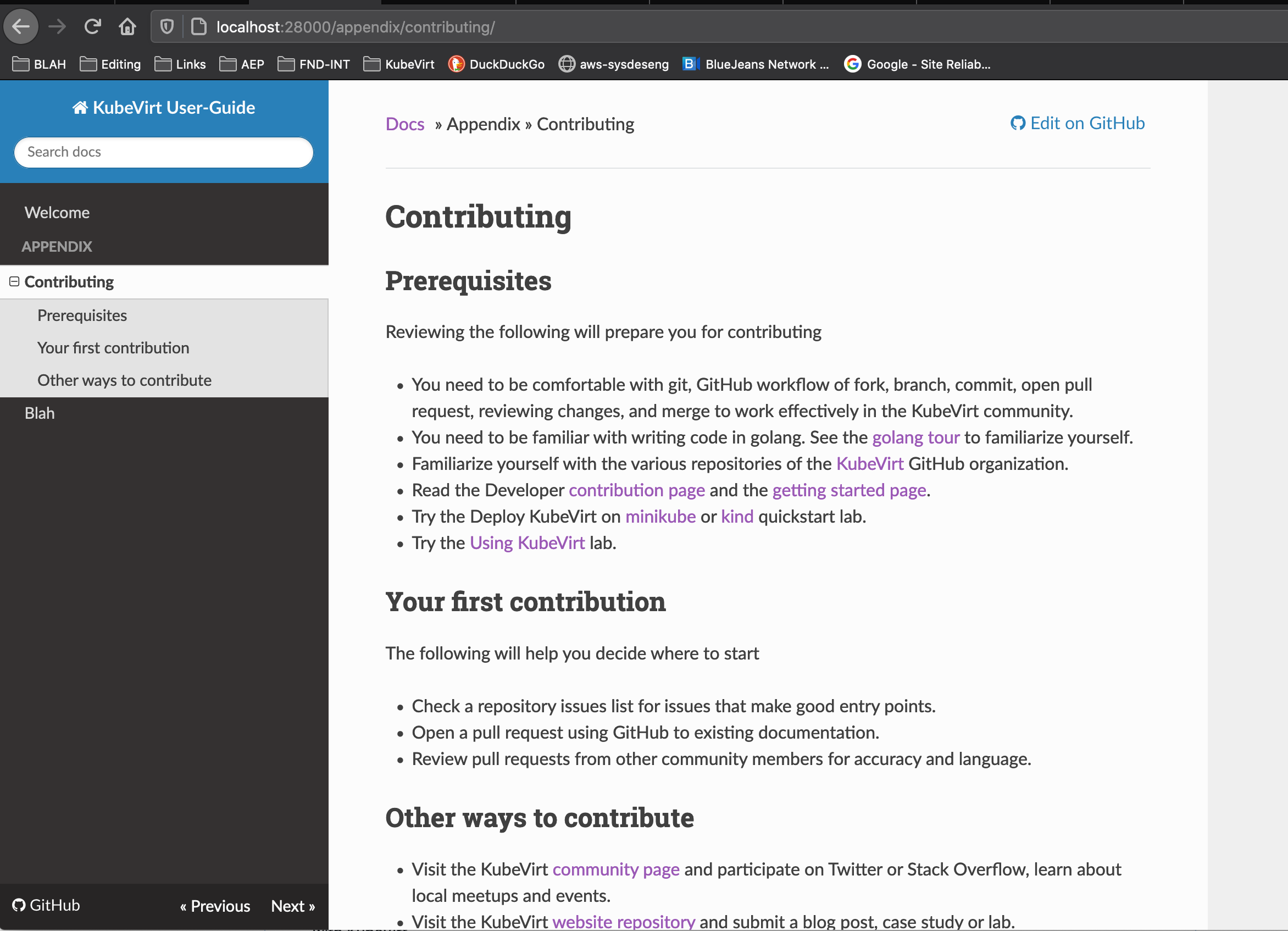 Migrate to a different markdown engine · Issue #359 · kubevirt/user-guide · GitHub