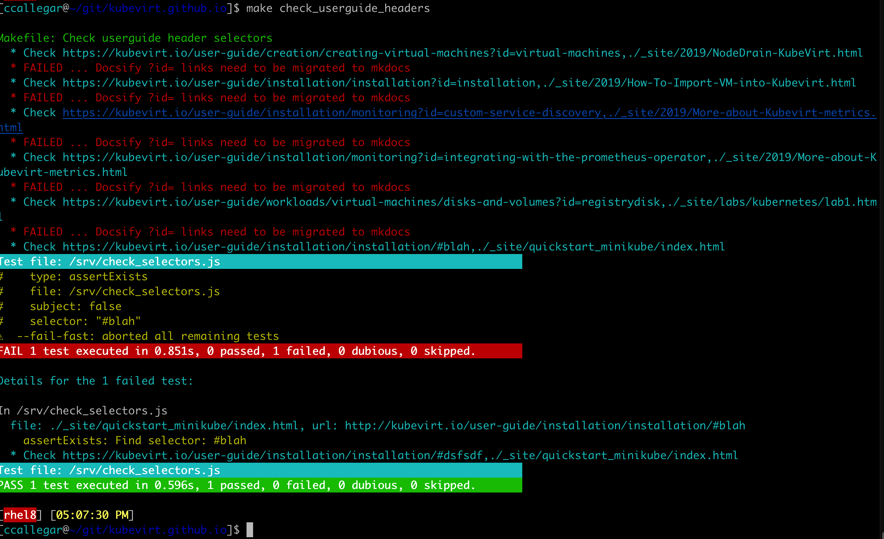 Migrate to a different markdown engine · Issue #359 · kubevirt/user-guide · GitHub