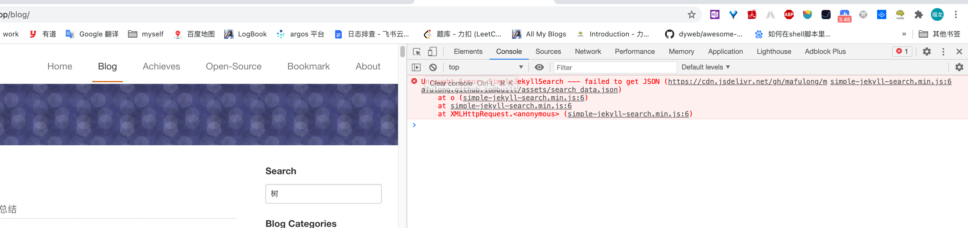 issue: 搜索不生效 · Issue #129 · mzlogin/mzlogin.github.io · GitHub