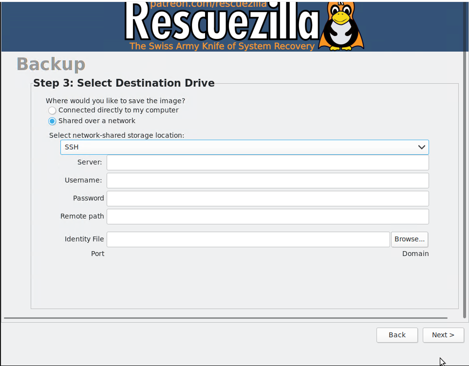 SSH Destination Port problem · Issue #385 · rescuezilla/rescuezilla · GitHub