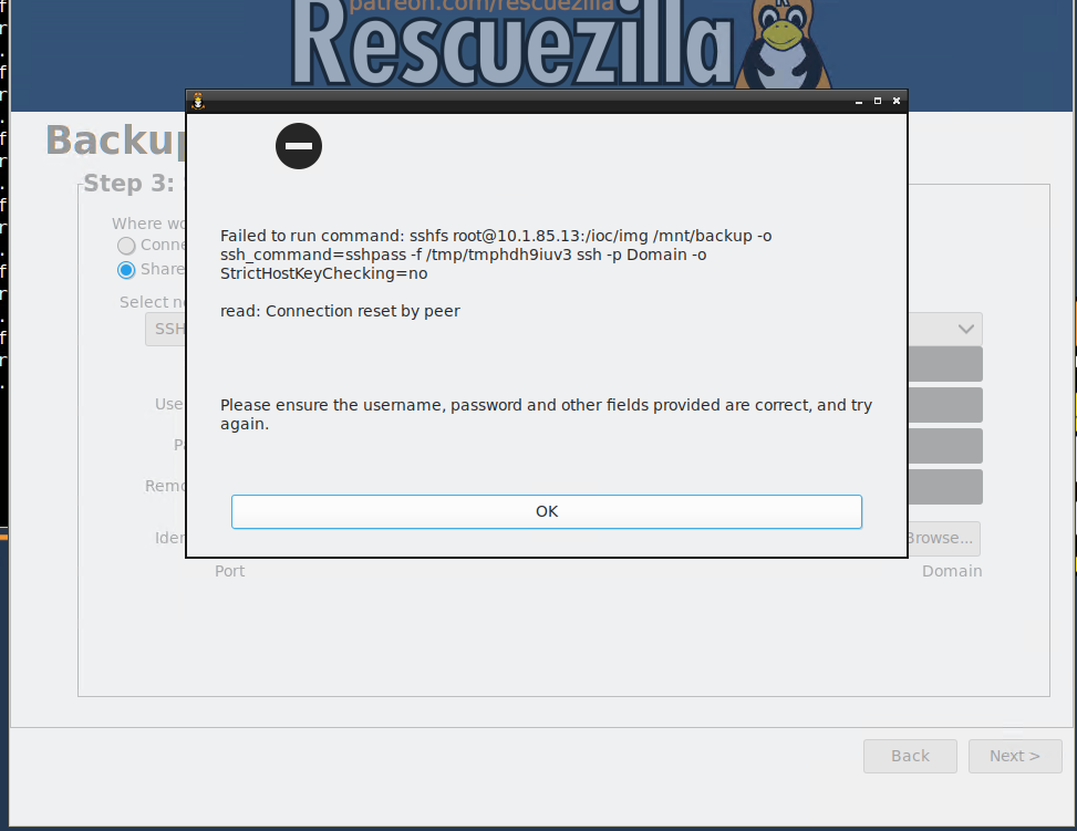 SSH Destination Port problem · Issue #385 · rescuezilla/rescuezilla · GitHub