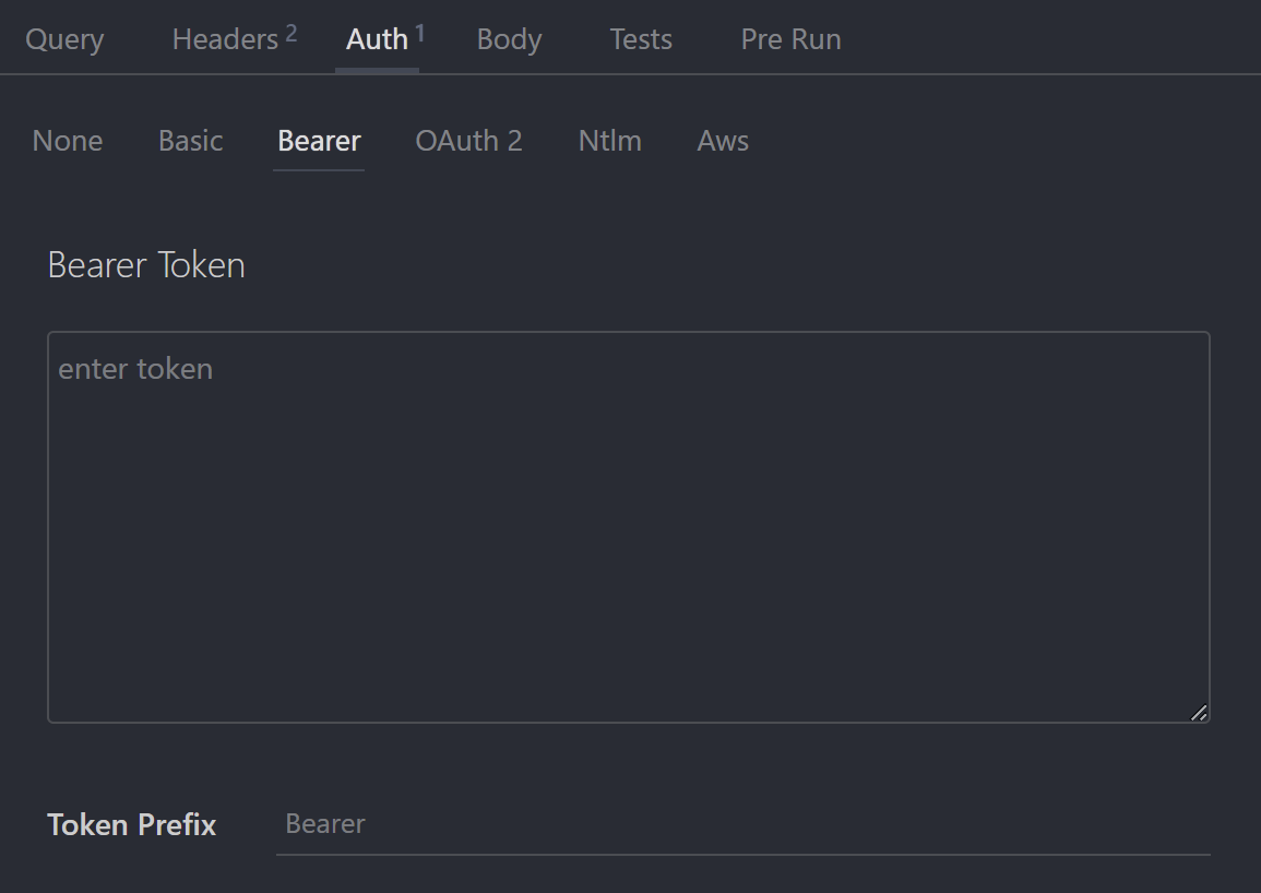 [feature]: Authorization. Allow manually changing the `bearer` token prefix · Issue #2958 ...