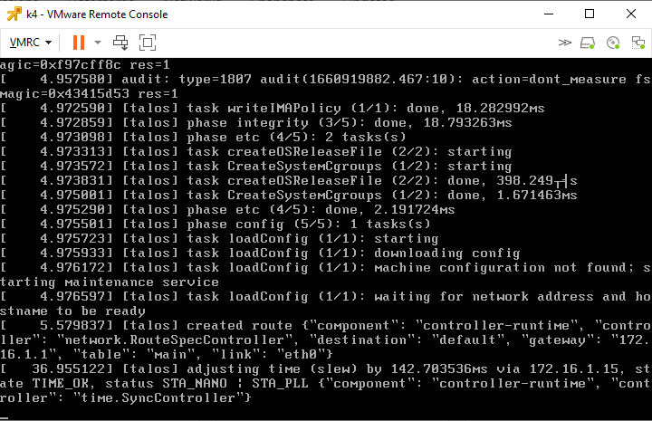 talos 1.2.0a1 does not boot up to maintenance mode · Issue #6119 · siderolabs/talos · GitHub