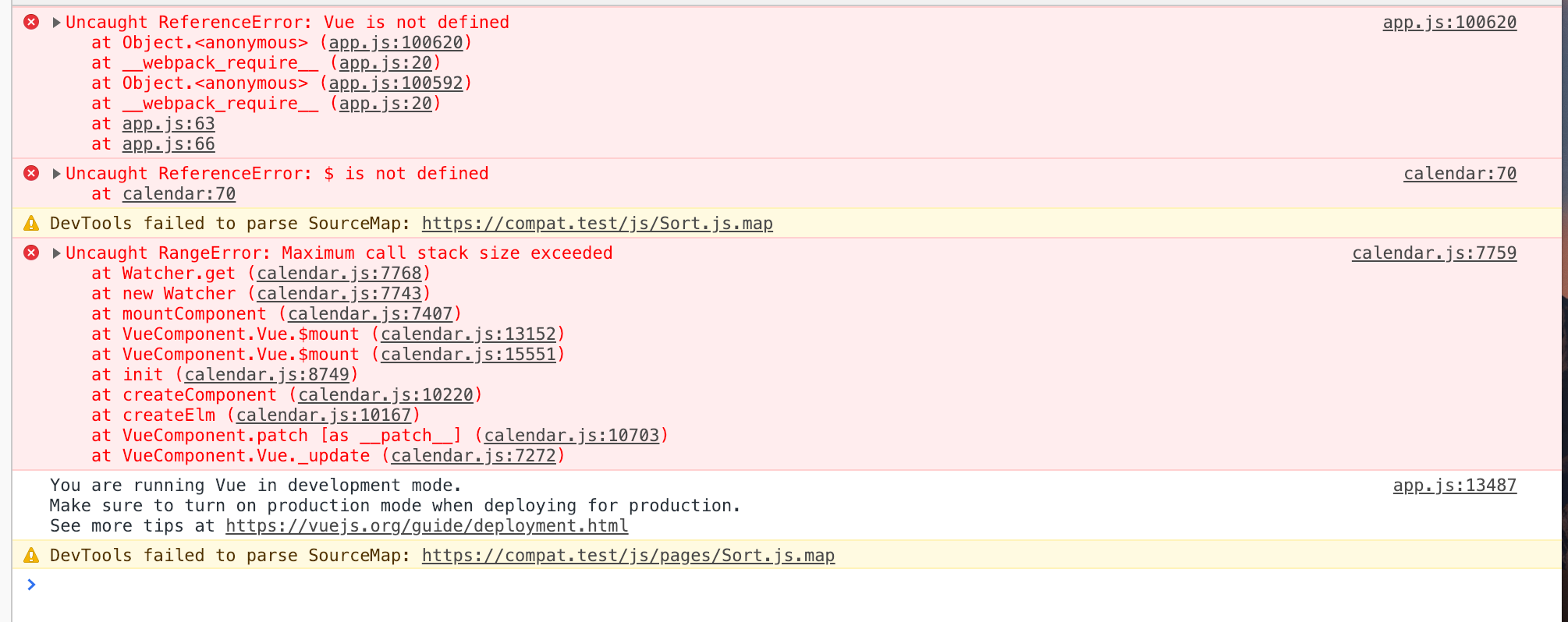 Maximum call stack size exceeded · Issue #154 · ClickerMonkey/dayspan-vuetify · GitHub