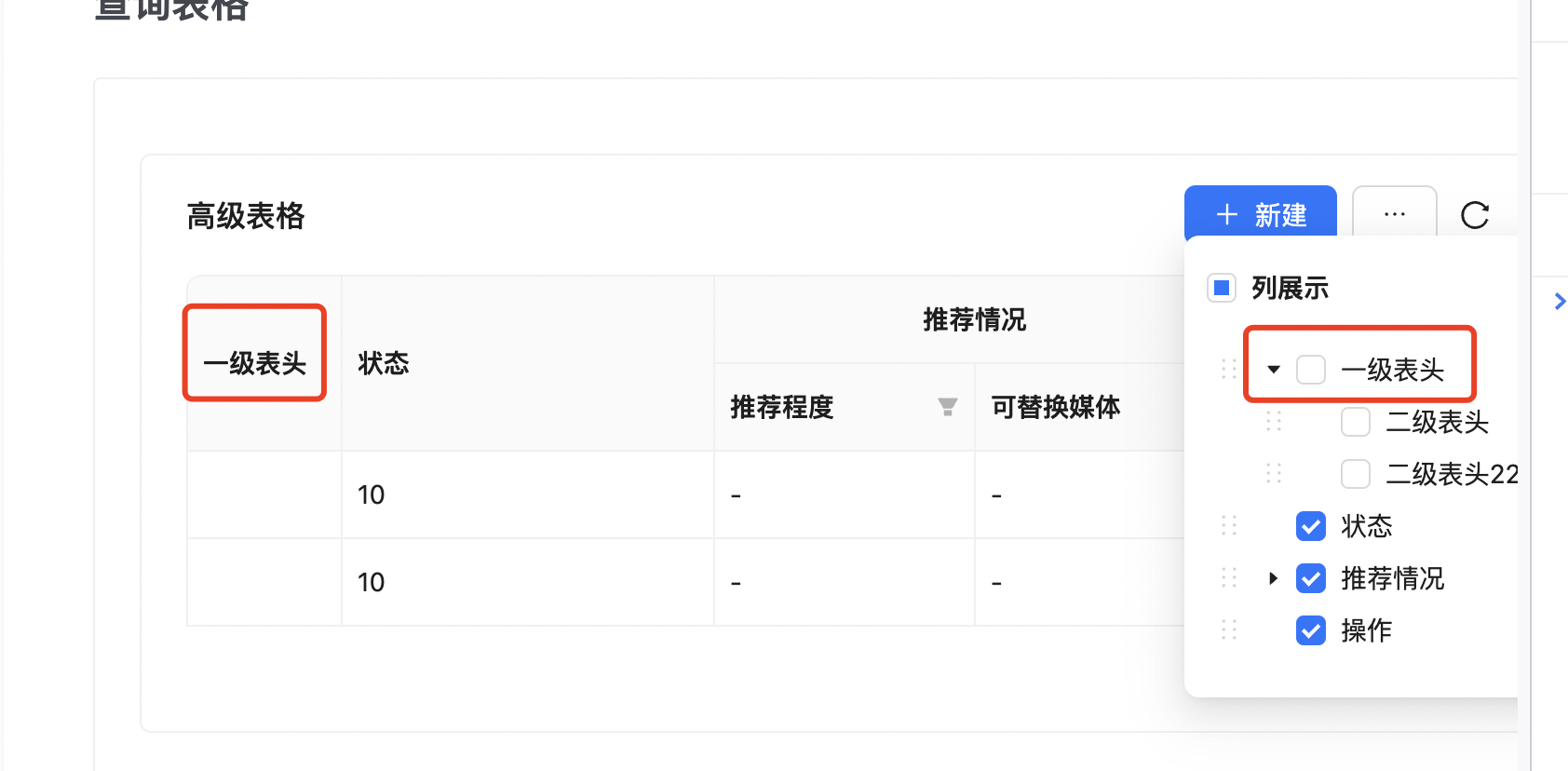 🐛 Bug Protable 列设置中存在层级关系时，子级列取消选中，父级列还是会显示在table中 · Issue 6975 · Ant Designpro Components 
