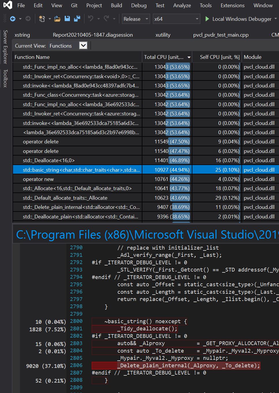 _ITERATOR_DEBUG_LEVEL still hitting in release mode. · Issue #1806 · microsoft/STL · GitHub