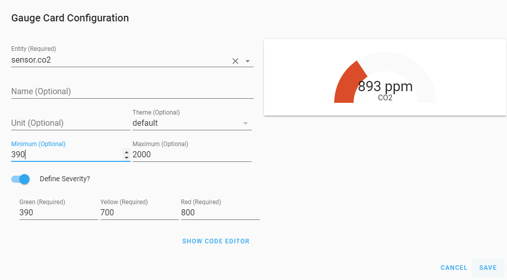 Gauge Card doesn't save 'Minimum' value resetting it to zero · Issue ...