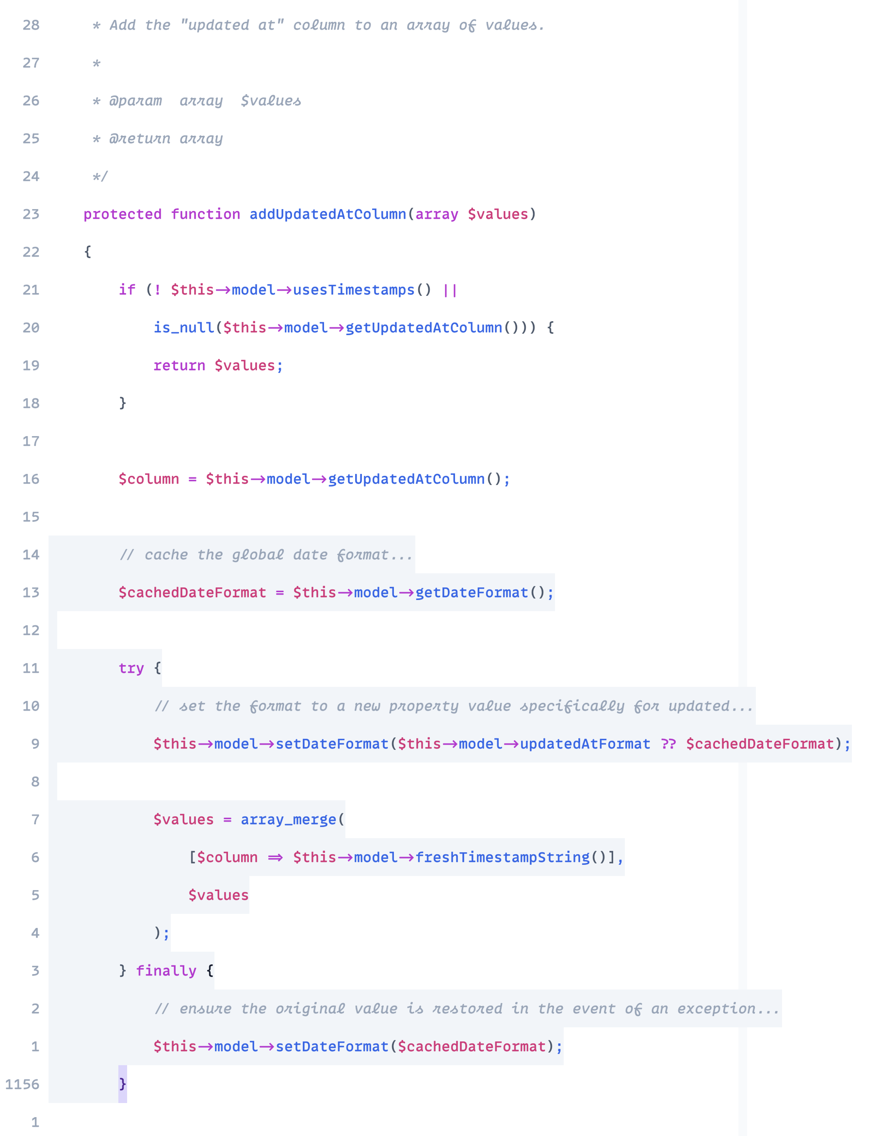 Cast On Updated At Column Not Applied For Rapid Saves I E Unit Tests · Issue 47769 · Laravel