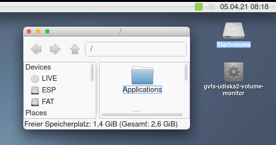 Missing disk names ('volume labels') on 13-based experimental builds · Issue #195 · helloSystem ...