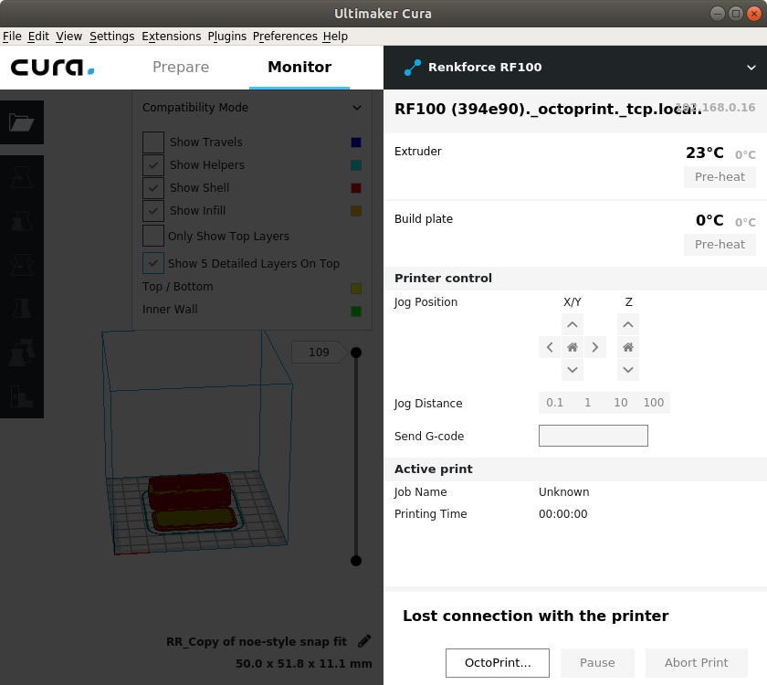 [Cura 3.3] Seems to detect printer, but cannot click "Print with OctoPrint" · Issue #73 ...