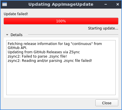 Show more useful information in case things go wrong · Issue #139 · AppImageCommunity ...