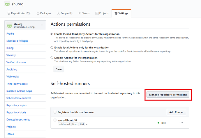Sharing self hosted runners across repositories · community ...