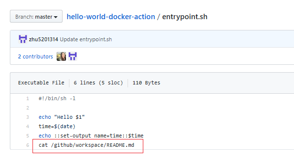 How can I access the current repo context and files from a Docker container action ? · community ...