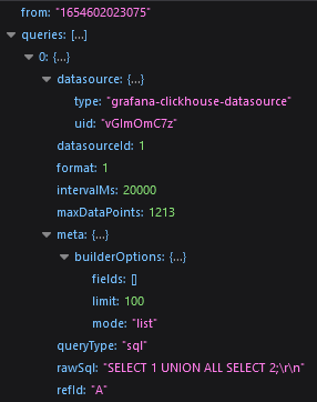 Any variable on dashboard breaks 'SELECT 1 UNION ALL SELECT 2;' · Issue #132 · grafana ...