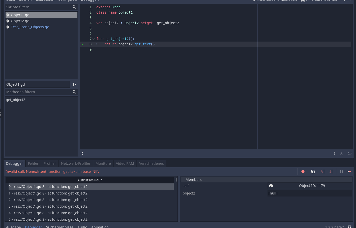Calling a getter on a null object in a getter creates loop · Issue ...