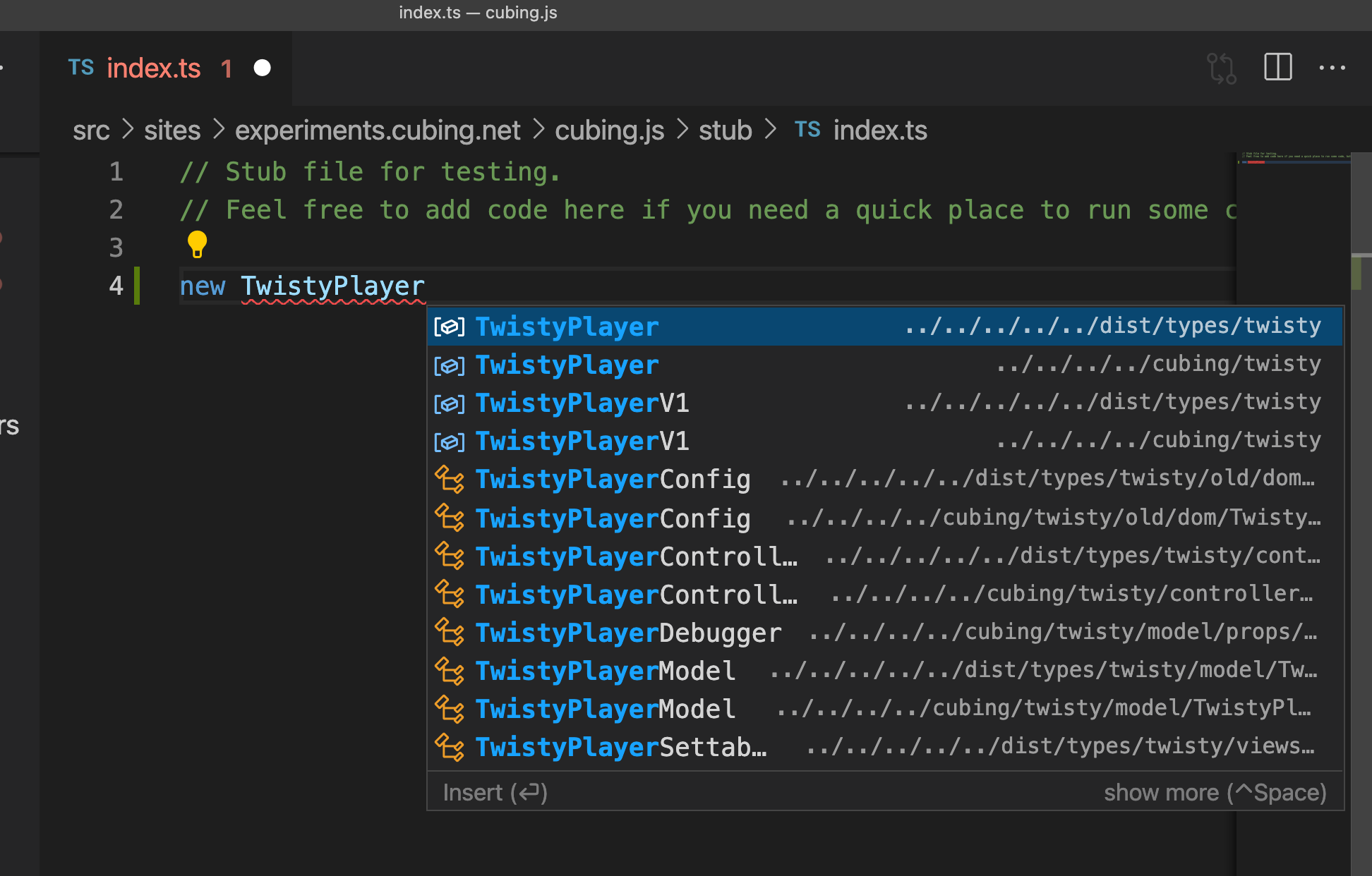 Automatically Exclude outDir From Import Suggestions In Source Code