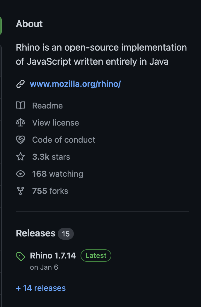 Project link is broken · Issue #1247 · mozilla/rhino · GitHub