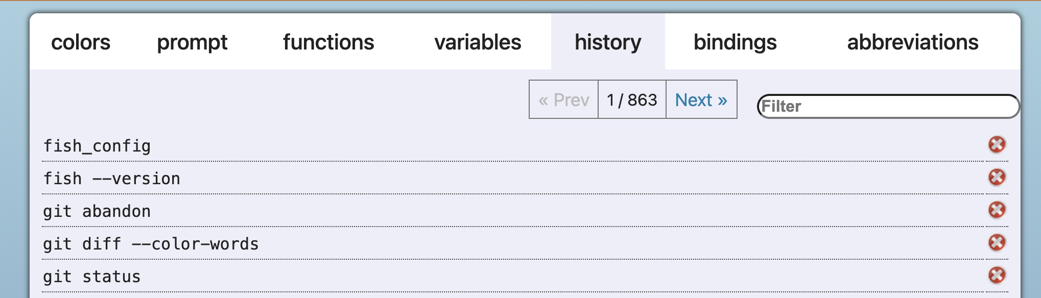 Delete an entry from Ctrl-R history · Issue #9454 · fish-shell/fish-shell · GitHub