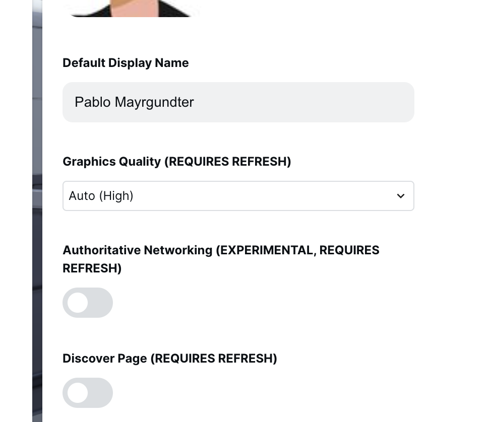Profile > Graphic Quality menu disappears onclick (OSX 12.5.1, Brave, Chrome, FF) · Issue #529 ...