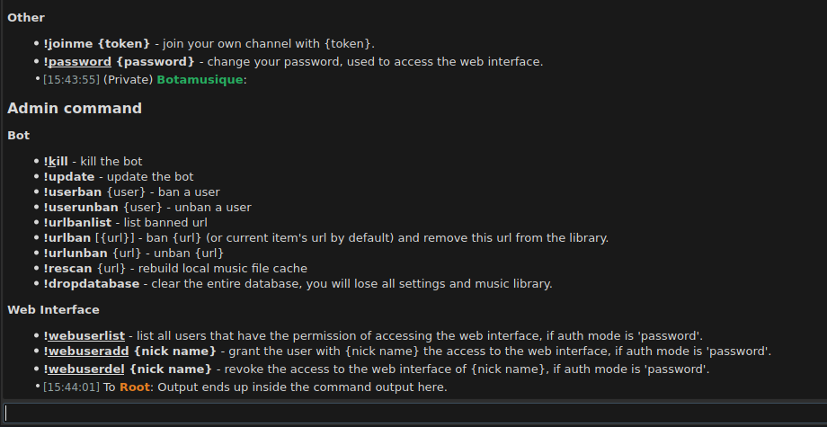 HTML generated by bots mixes with chat text on latest master · Issue ...