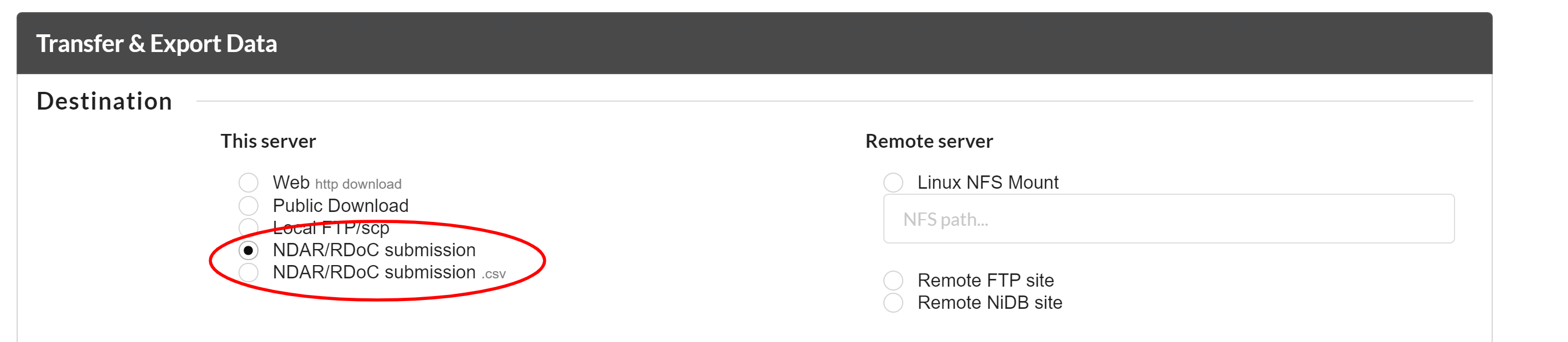 Finding & exporting data - NiDB Documentation