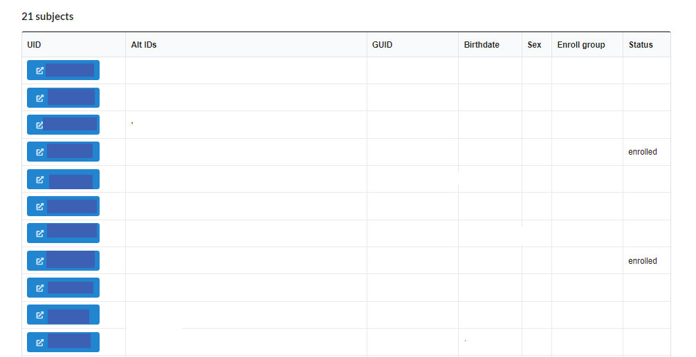 Managing projects - NiDB Documentation