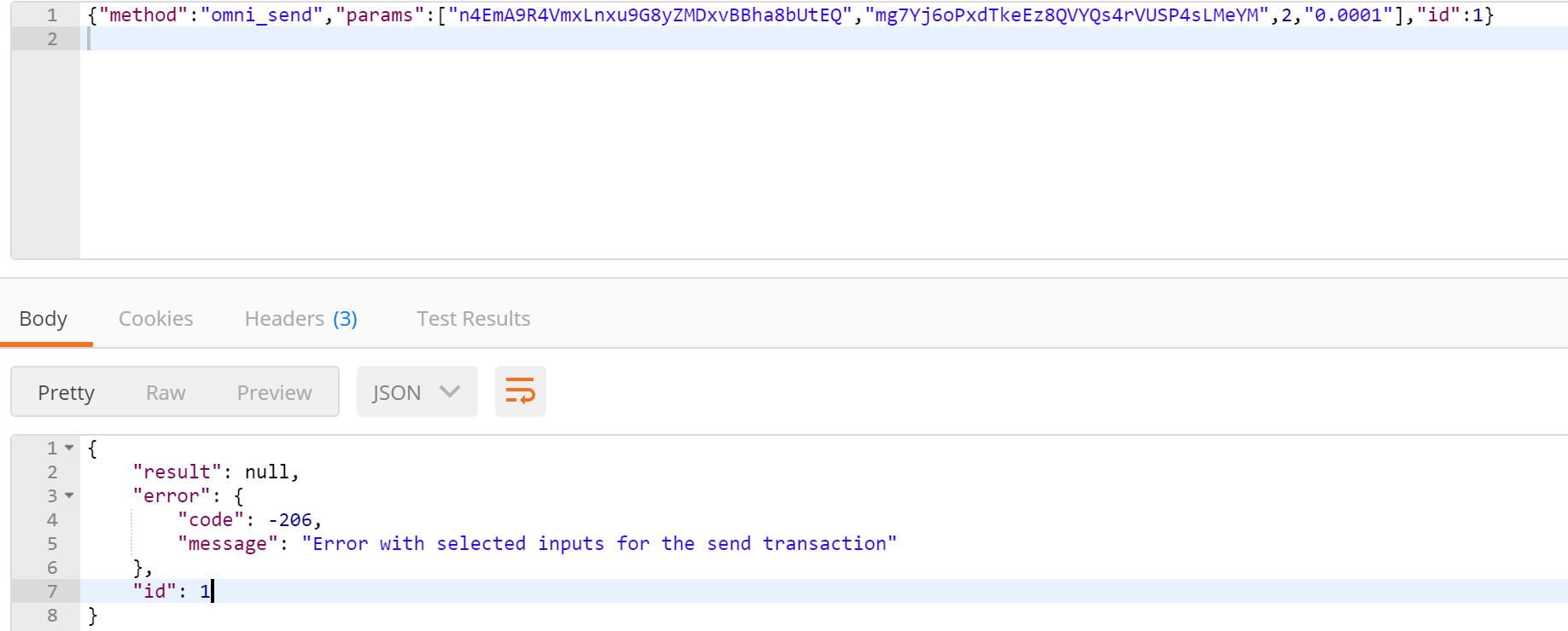 Error with selected inputs for the send transaction · Issue #586 · OmniLayer/omnicore · GitHub