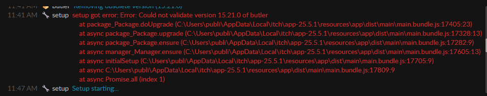 Butler silently crashes, doesn't install on Windows 11 · Issue #1408 · itchio/itch.io · GitHub