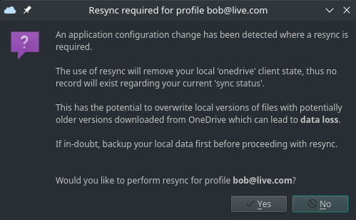 Onedrive client v2.4.16 sync stops working in the GUI when resync is required · Issue #28 ...