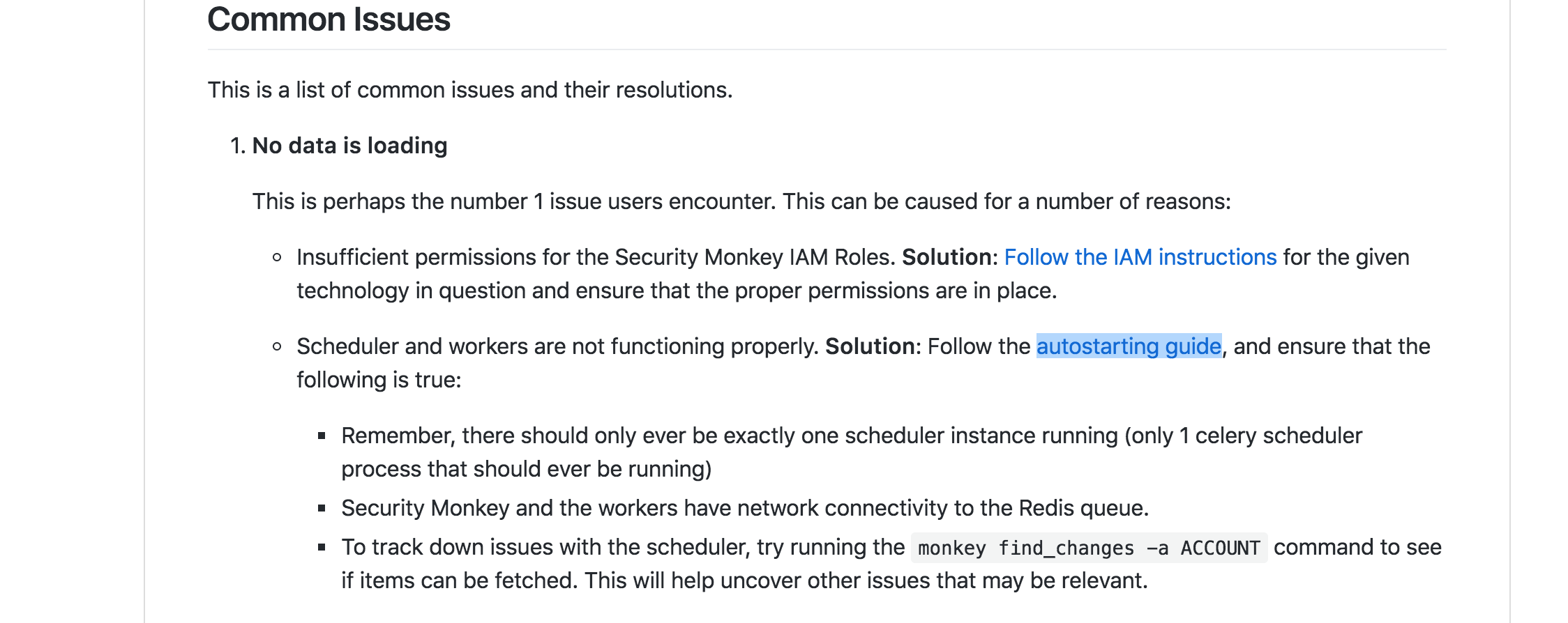 No Matches Found / Loading · Issue #1014 · Netflix/security_monkey · GitHub