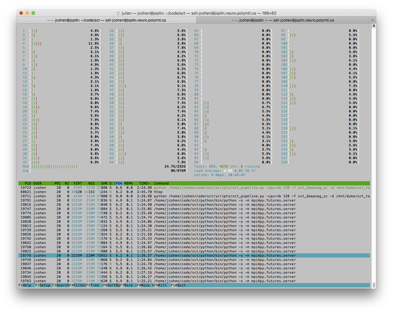 sct_pipeline: freezes and other resource limit issues when running sct_deepseg_{gm,sc} that rely ...