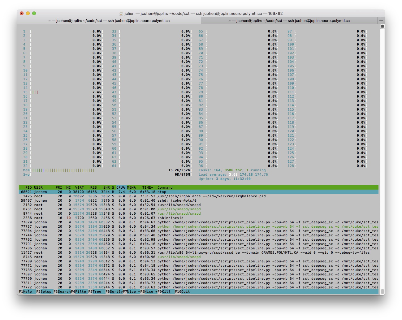 sct_pipeline: freezes and other resource limit issues when running sct_deepseg_{gm,sc} that rely ...