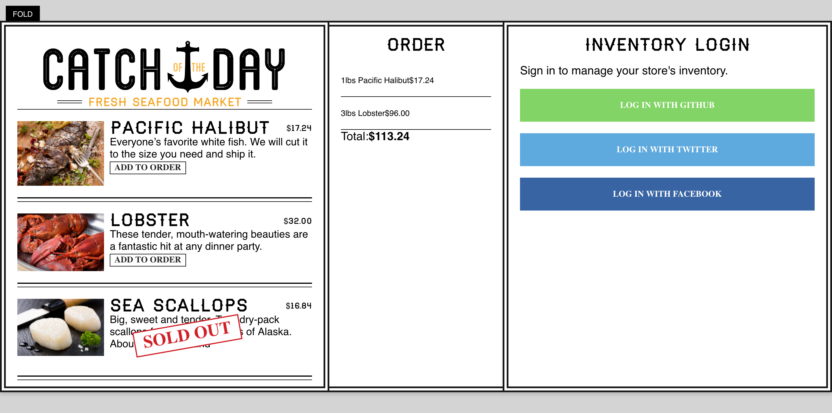 GitHub - aburk3/React-Store-Checkout: This is a React application that ...