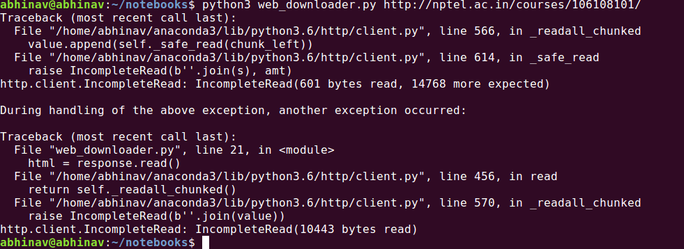 Code not working · Issue #1 · dineshmakkar079/nptel-web-course ...