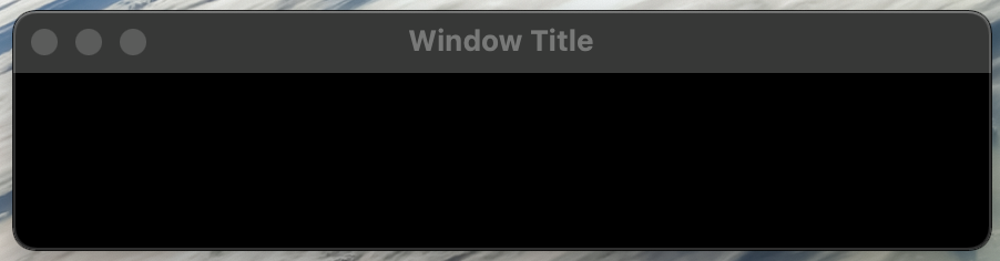 [Question] Launching basic application gives black window · Issue #4900 ...